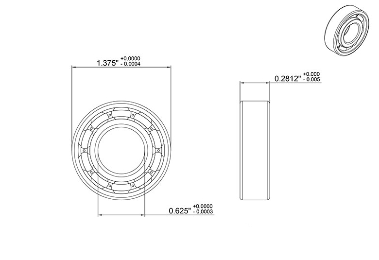 R10C bearing - Hybrid Ceramic Deep Groove Ball Bearings | Bearing Maker