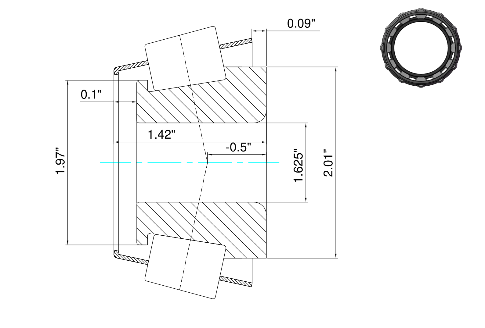 526A bearing - Single Cones (Imperial) | Bearing Maker